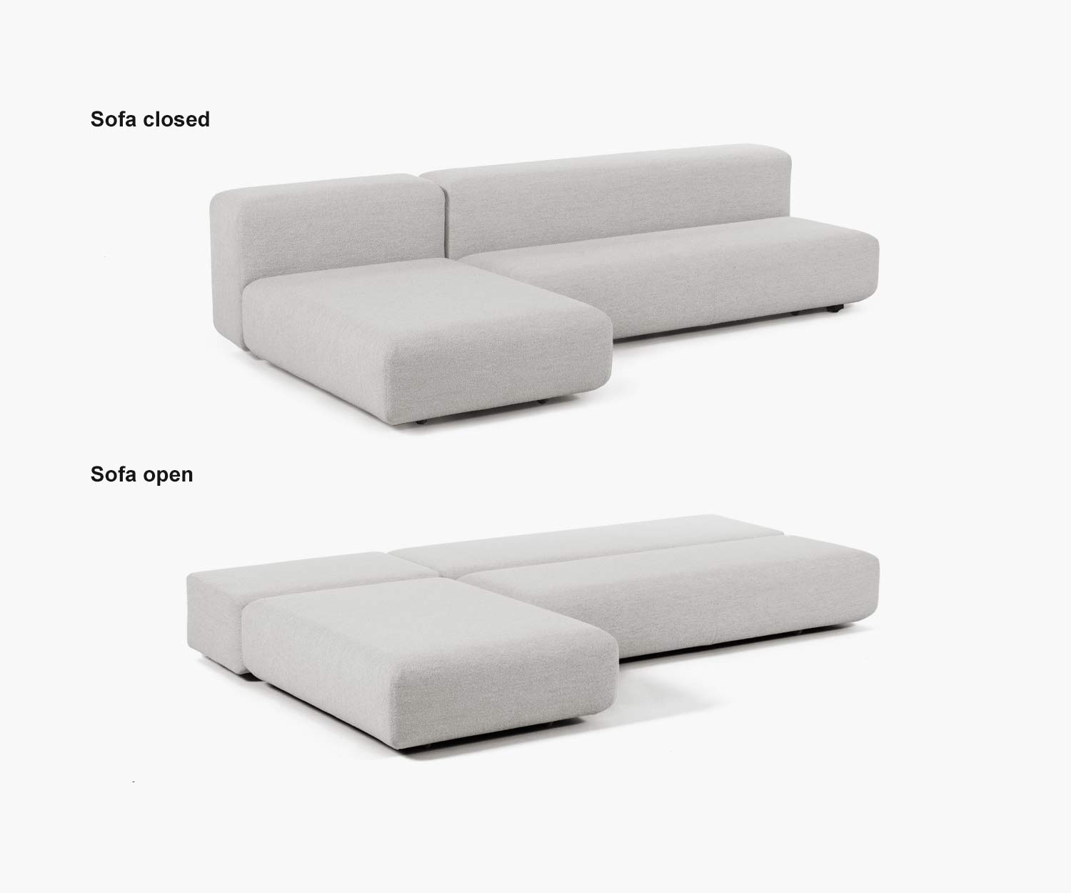 Prostoria Klaster sofa bed