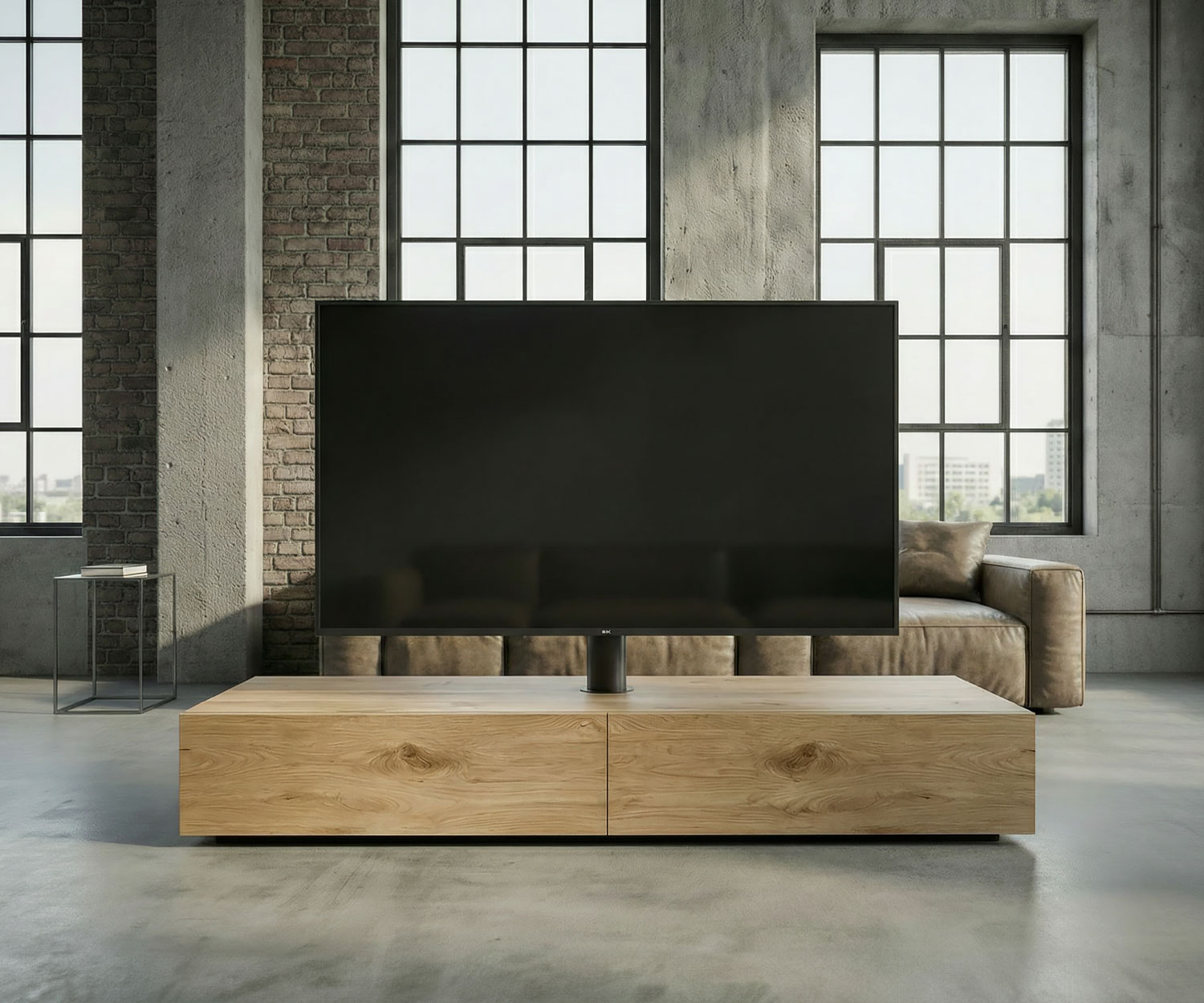 Livitalia Roto Slim: Freestanding & Swivel TV Room Divider | Design