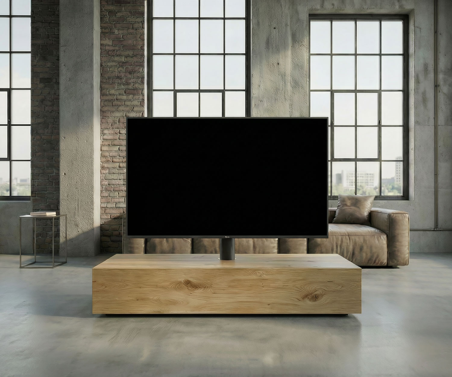 Livitalia Roto Slim: Freestanding & Swivel TV Room Divider | Design