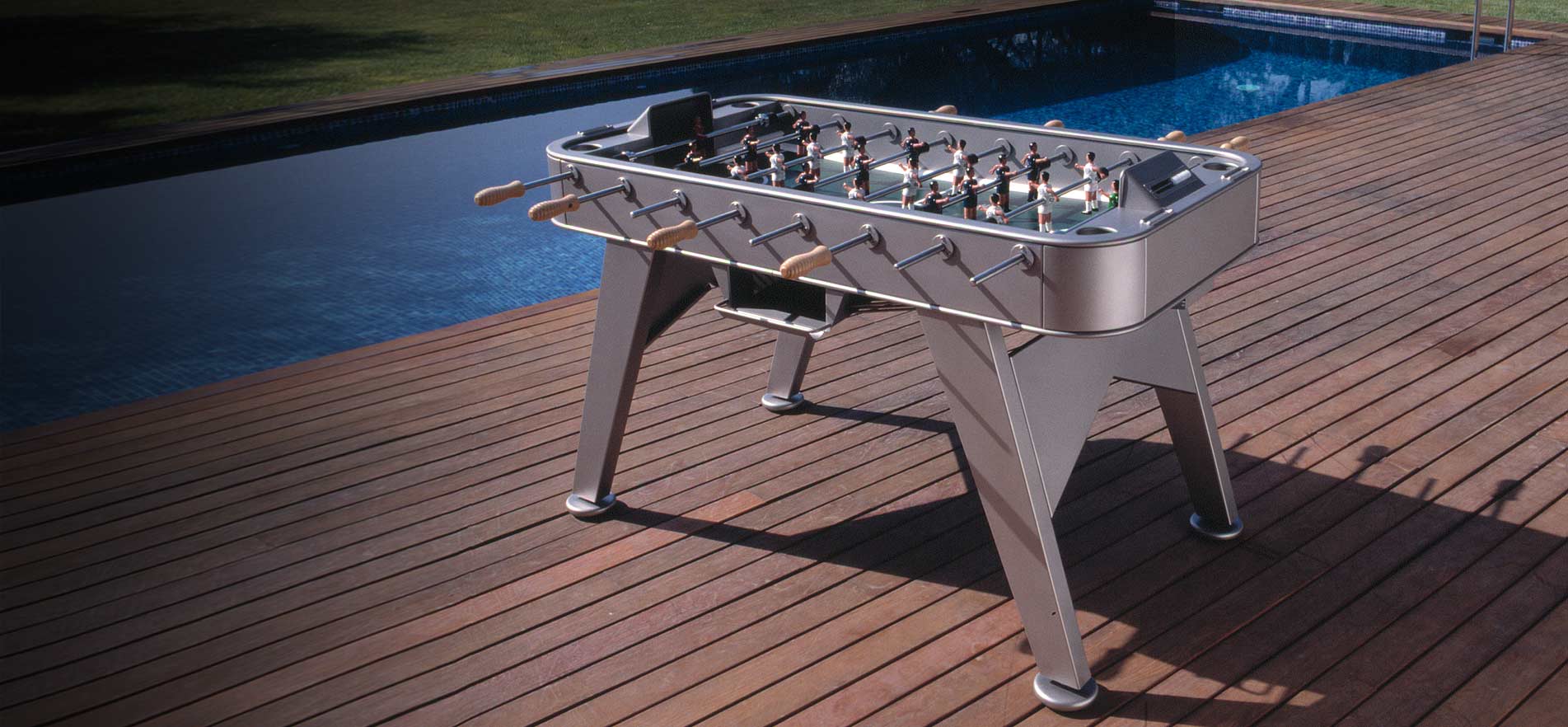 Hochwertige Design Tischkicker individuell lackiert